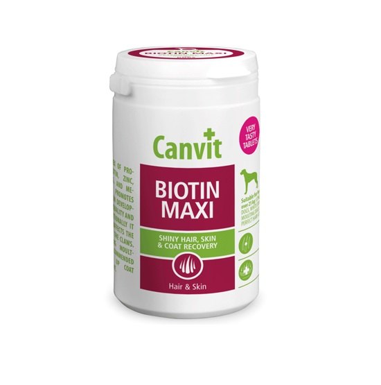 CANVIT Dog Biotin Maxi 500g doplněk pro psy velkých plemen | Maxandmrau.cz