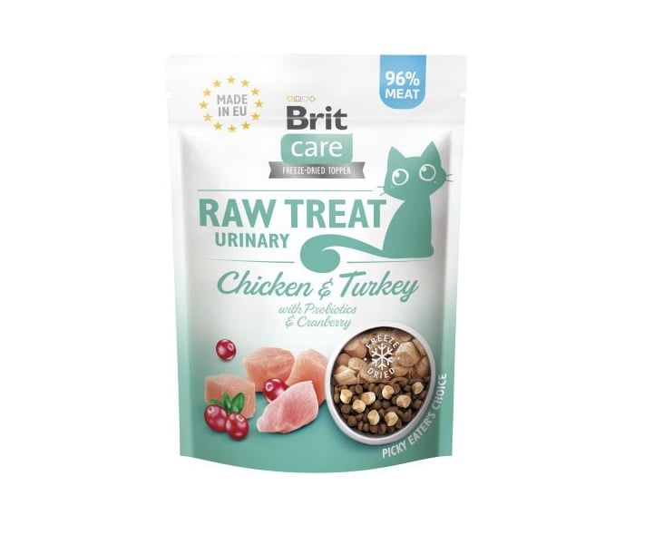 BRIT Care Raw Treat Freeze Dried Urinary Cat 40 g Lyofilizovaná pamlsek ...